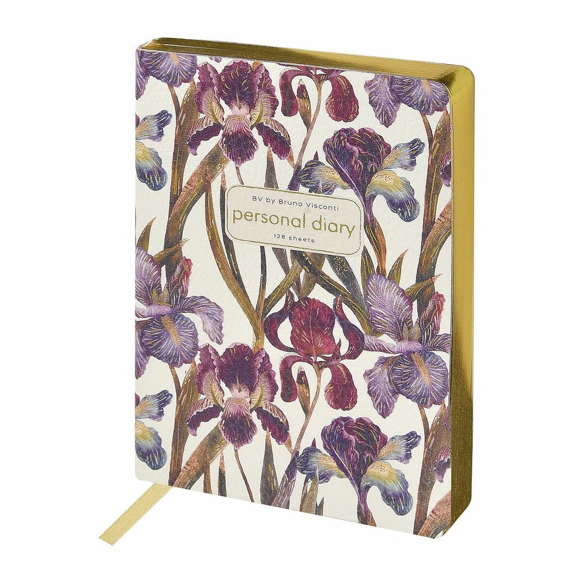 Ежедневник BrunoVisconti А6 "Ирисы" недатированный 256 стр