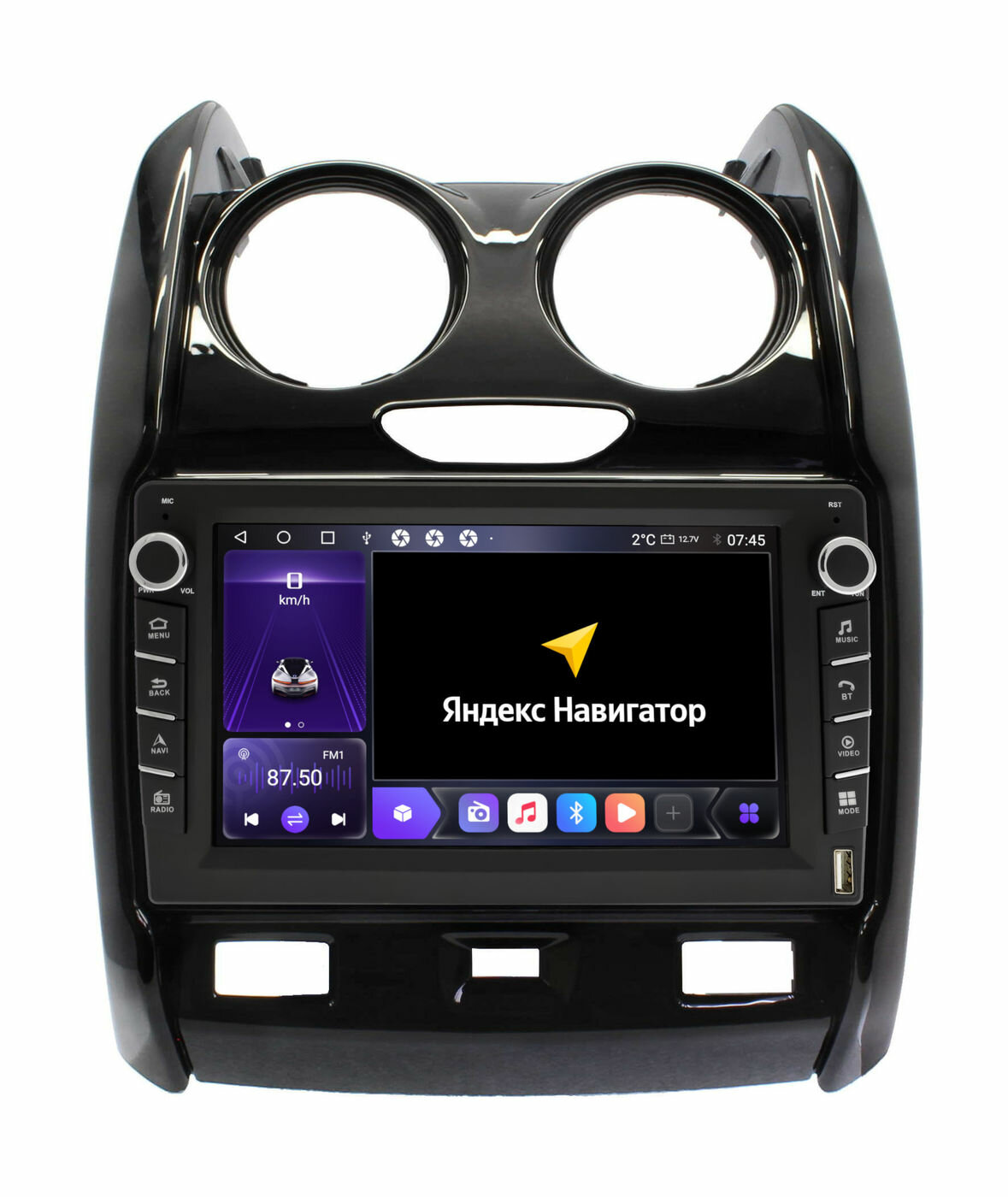 Магнитола Renault Duster 2015+ Largus 2021+ тип 3 / 8 дюймов, 4/64GB, 8 ядер, DSP, 4G, Android 10 / Wide Media