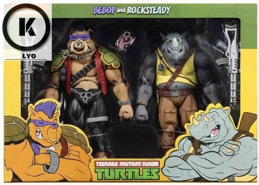 Фигурка Бибоп и Рокстеди TMNT Bebop and Rocksteady Pawfect