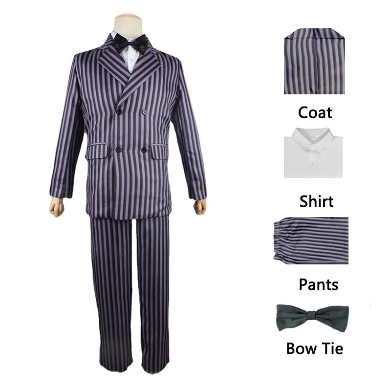 Костюм Гомеса Аддамса из фильма "Среда" XXXL, Double Breasted