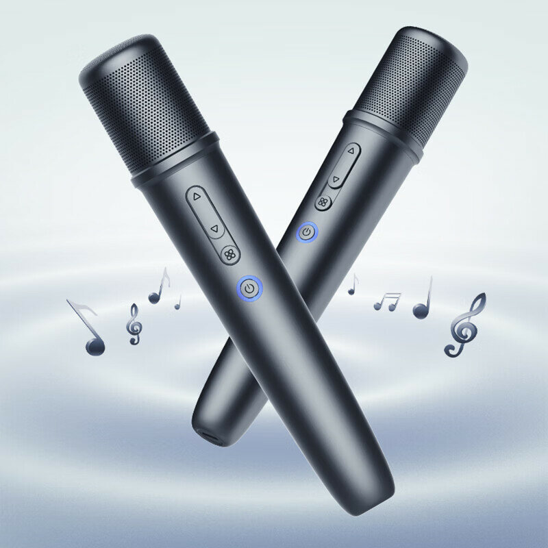 Pure Wheat Wireless TV Karaoke Microphone U8 Home KTV Children's Singing Microphone Compatible with Samsung TV Microphone