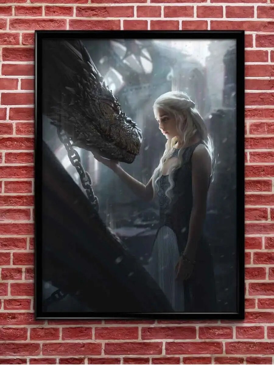 Плакат, Постер Игра Престолов, 30*40 см (фотопанно, )