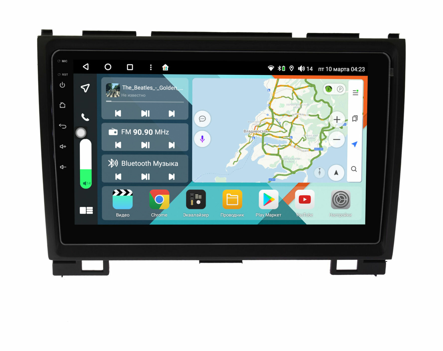 Магнитола Great Wall Hover H3 2010 - 2014, H5 2010 - 2012 9 дюймов, 4/64GB, 8 ядер, DSP, 4G, Android 10 / Wide Media