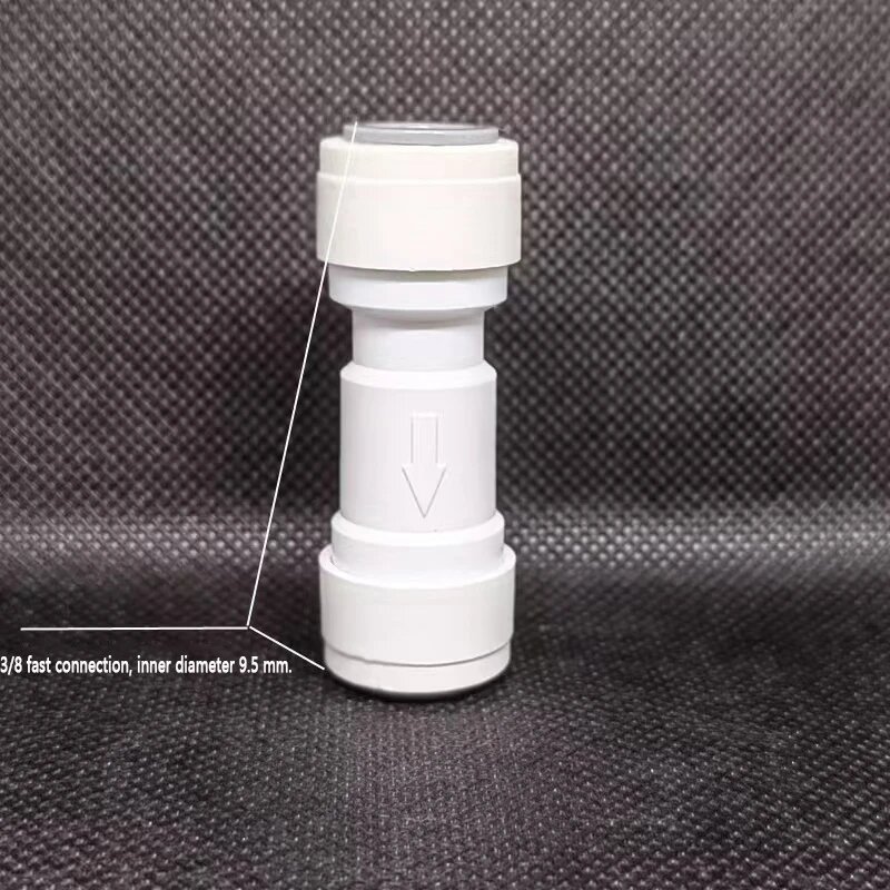 Обратный клапан, аксессуары для очистителя воды, наружный диаметр 1/4 дюйма, 3/8 дюйма, быстрый вставной для подключения фитинга водопроводной трубки для фильтра обратного осмоса RO