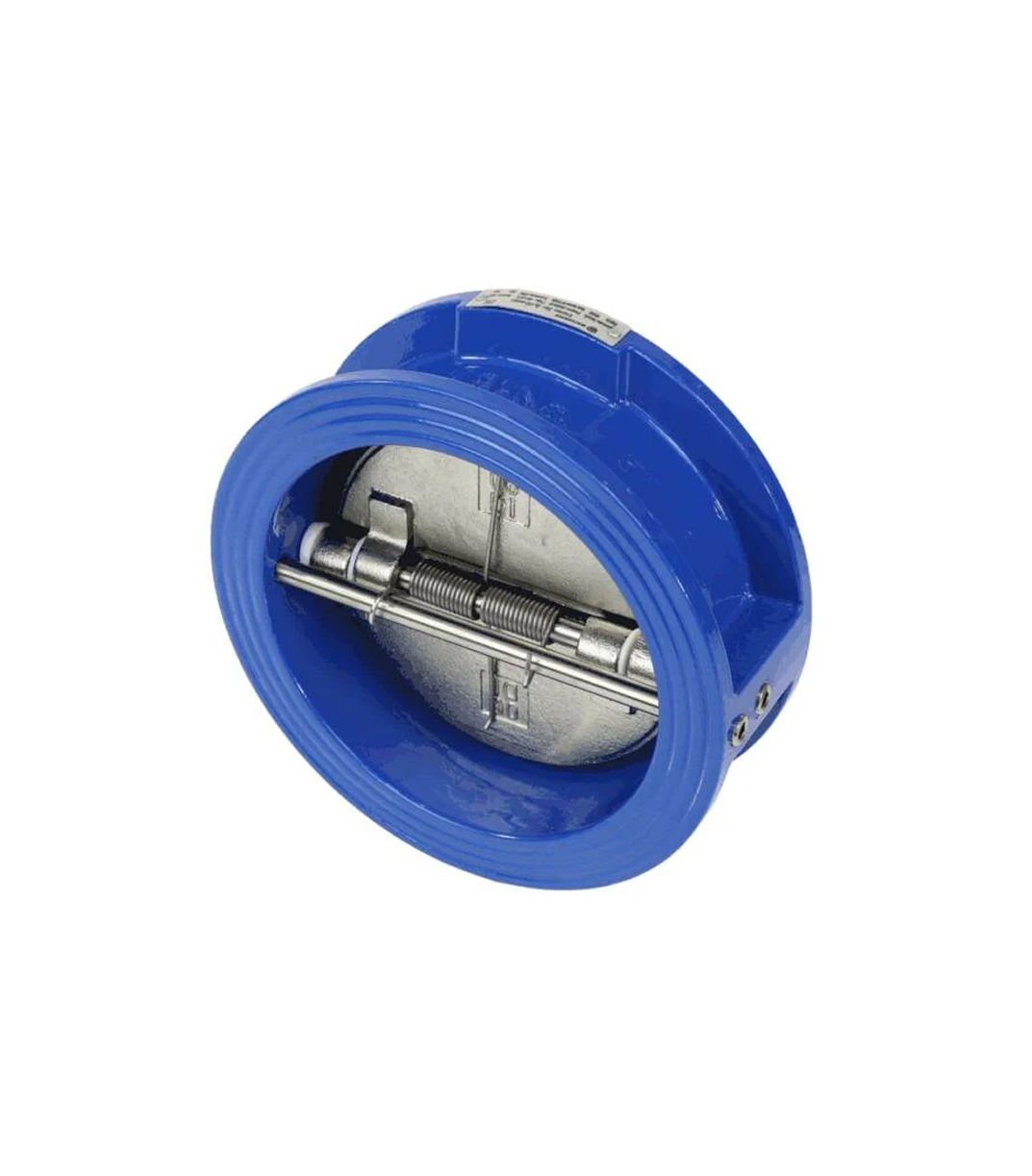 Клапан обратный чугун 2/створ Ду 80 Ру16 межфл створки чугун+EPDM Benarmo 1