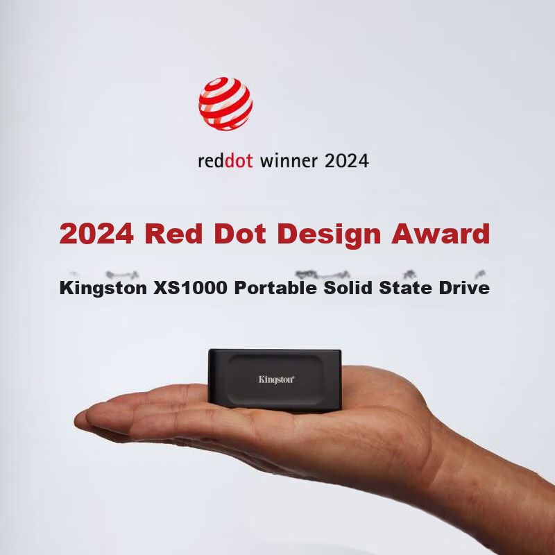 Kingston 2TB USB3.2 Gen 2 Portable Solid State Drive (PSSD) XS1000, Transfer Speed 1050MB/s, Lightweight And Stylish, External for Laptops