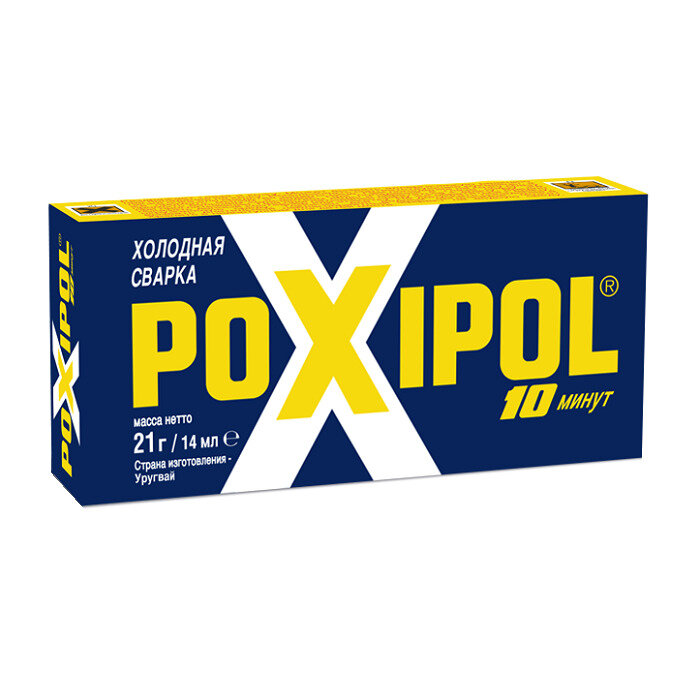 Холодная сварка Poxipol, серый, 14 мл, 1 шт.
