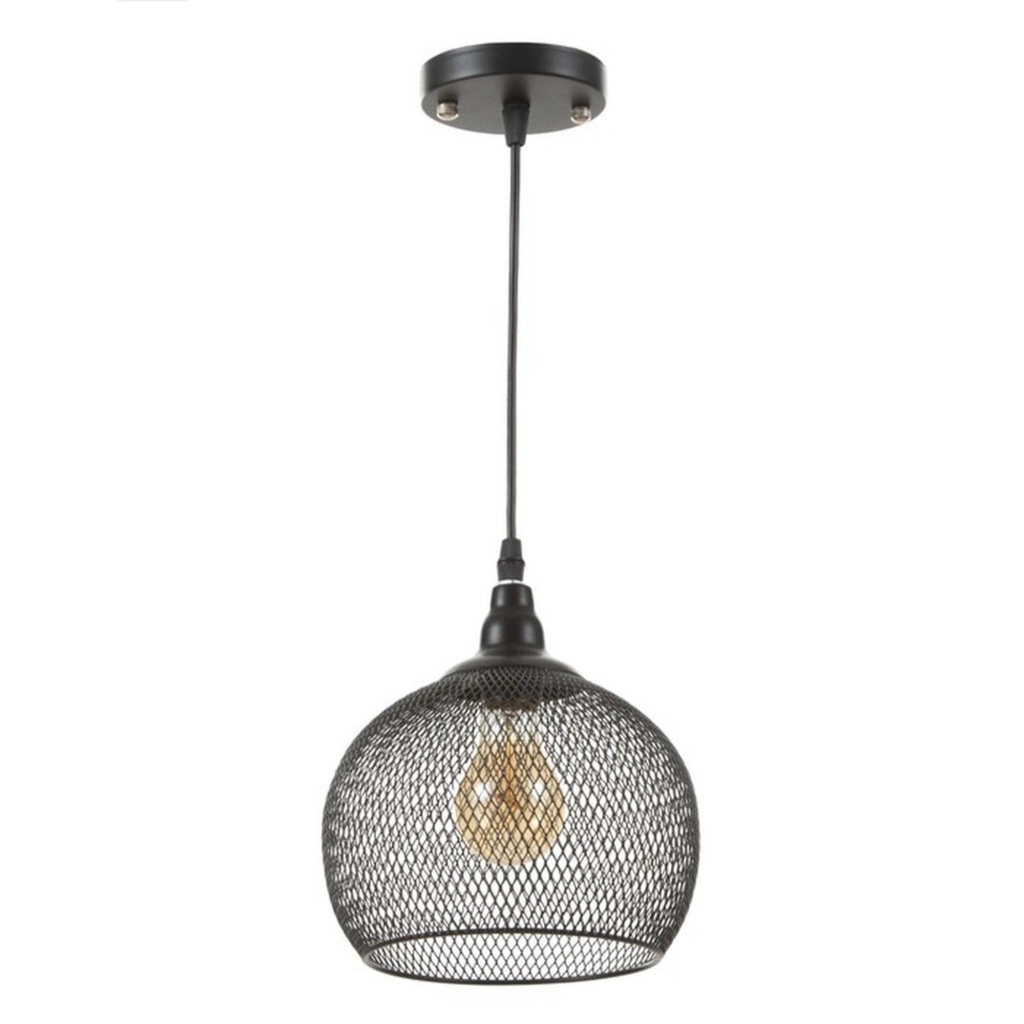 Светильник BayerLux "Шар", E27, 40 Вт, черный, металл, регулировка по высоте