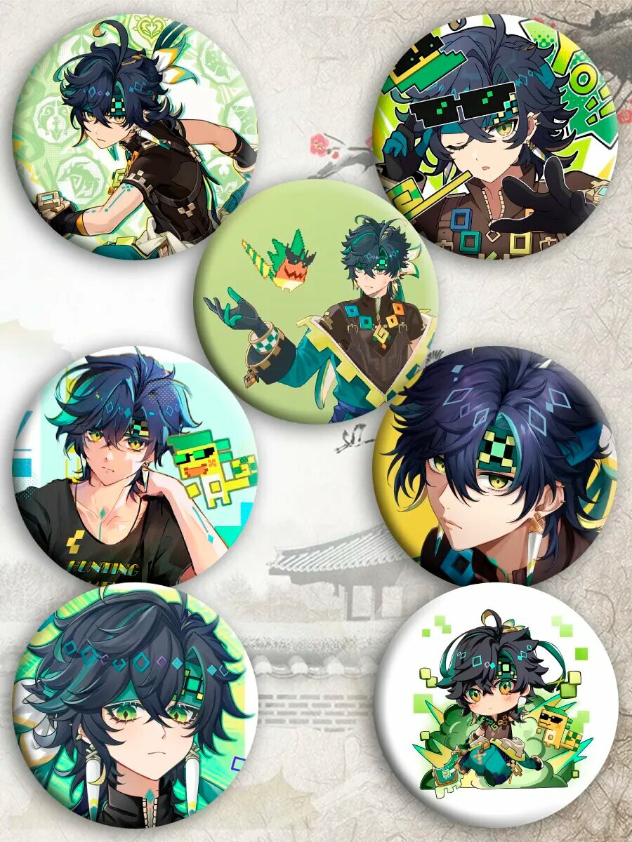 Значки Genshin Impact Геншин Импакт/ Kinich Кинич