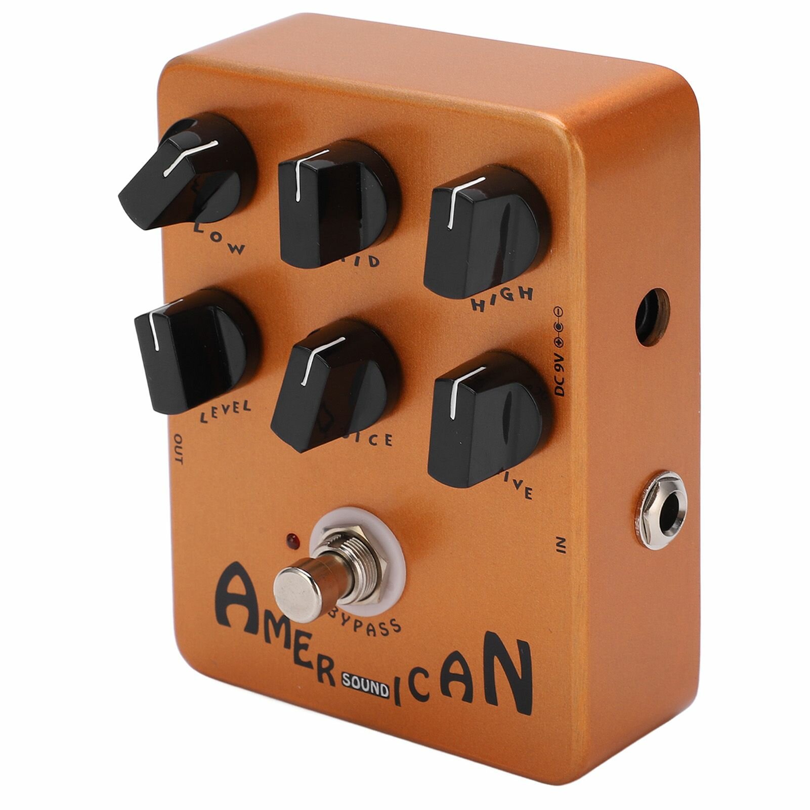 Электрогитара, симулятор кабинета, педаль эффектов, 6-кнопочная регулировка, 6 мА, малошумная, высококачественная имитация звука