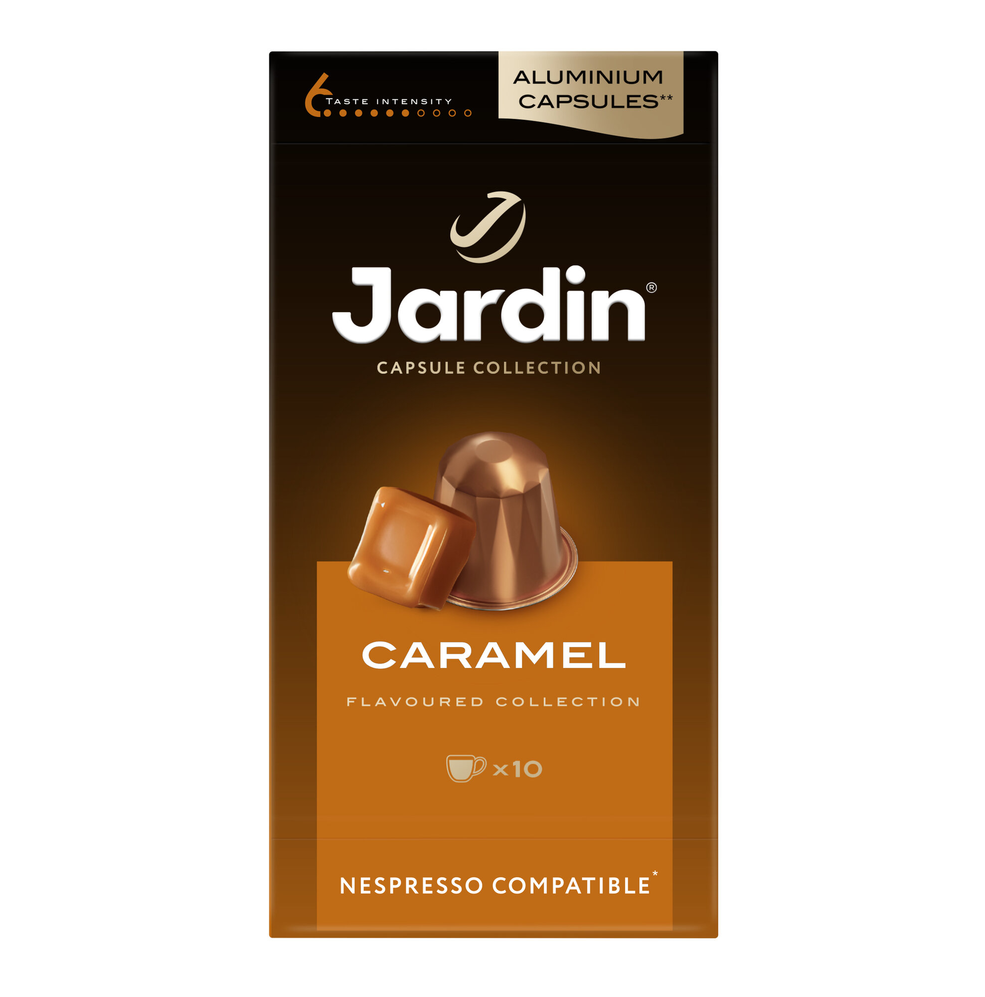 Кофе в капсулах Jardin Caramel, 10 капсул для кофемашин Nespresso