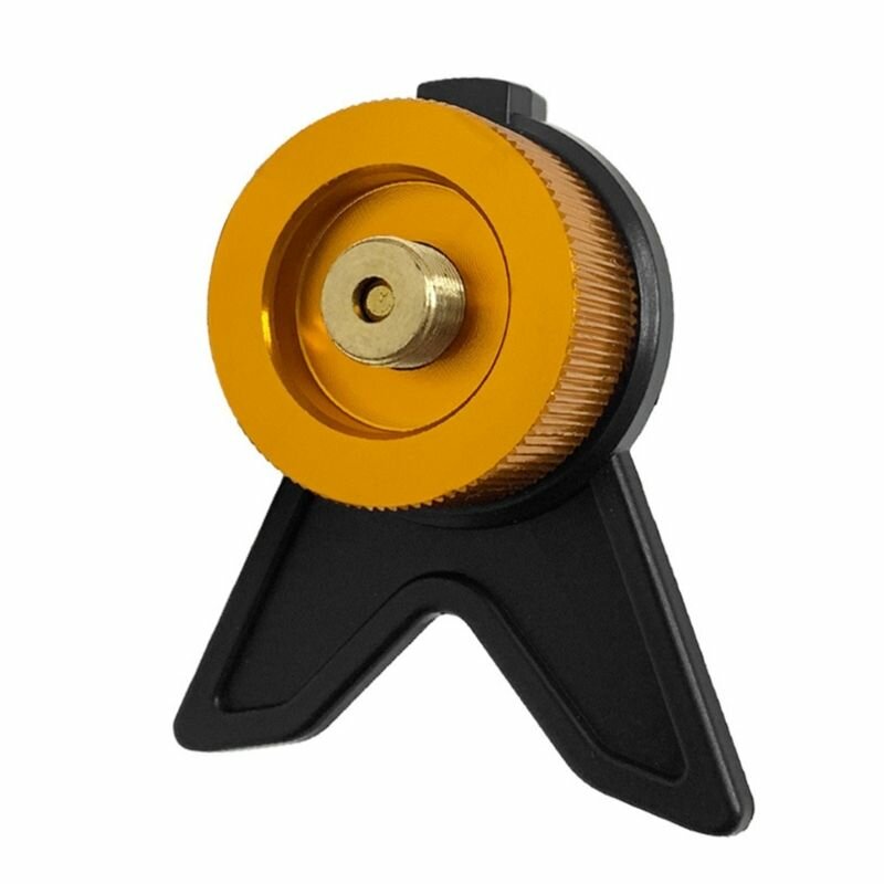 Адаптер для заправки газа на открытом воздухе, разъем плиты, круглые горелки резервуаров, пеший туризм, надувать канистру с бутаном, аксессуар