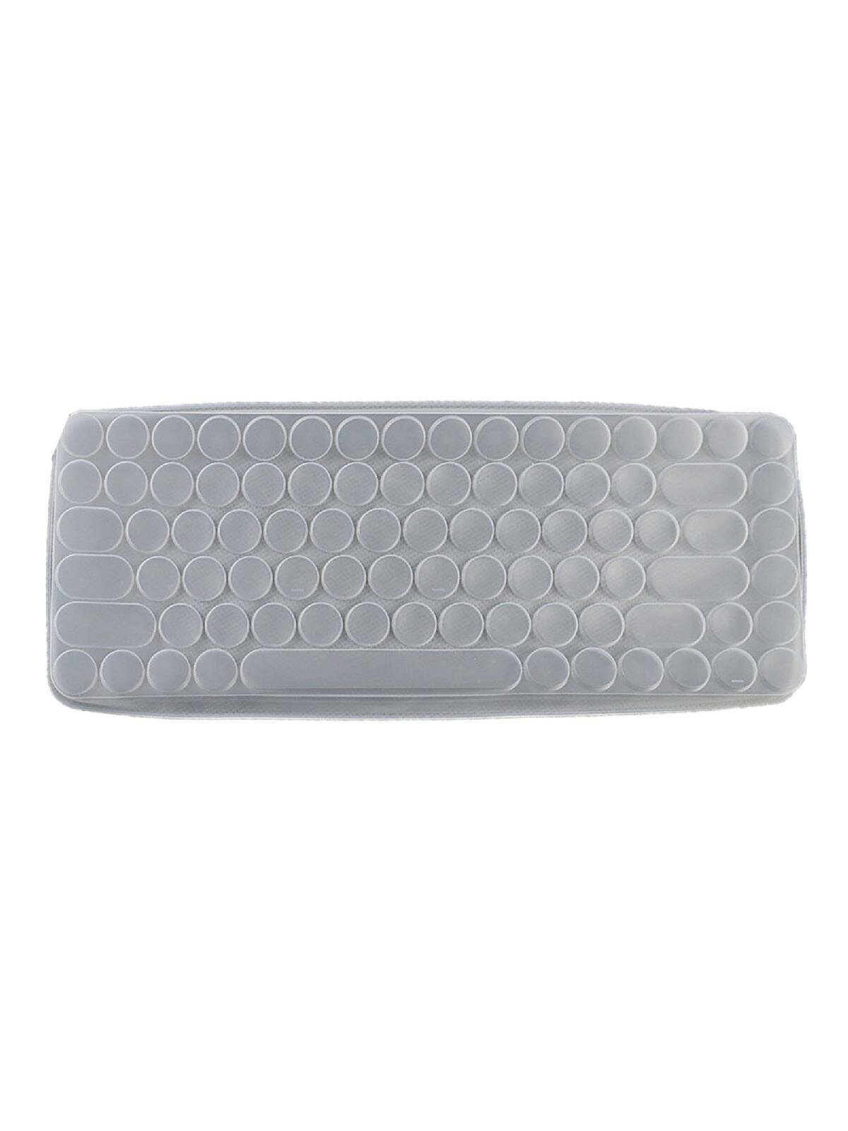 Dustproof Waterproof Transparent Silicone Keyboard Cover Skin Protectors For Bluetooth-compatible Wireless Keyboard Accessories