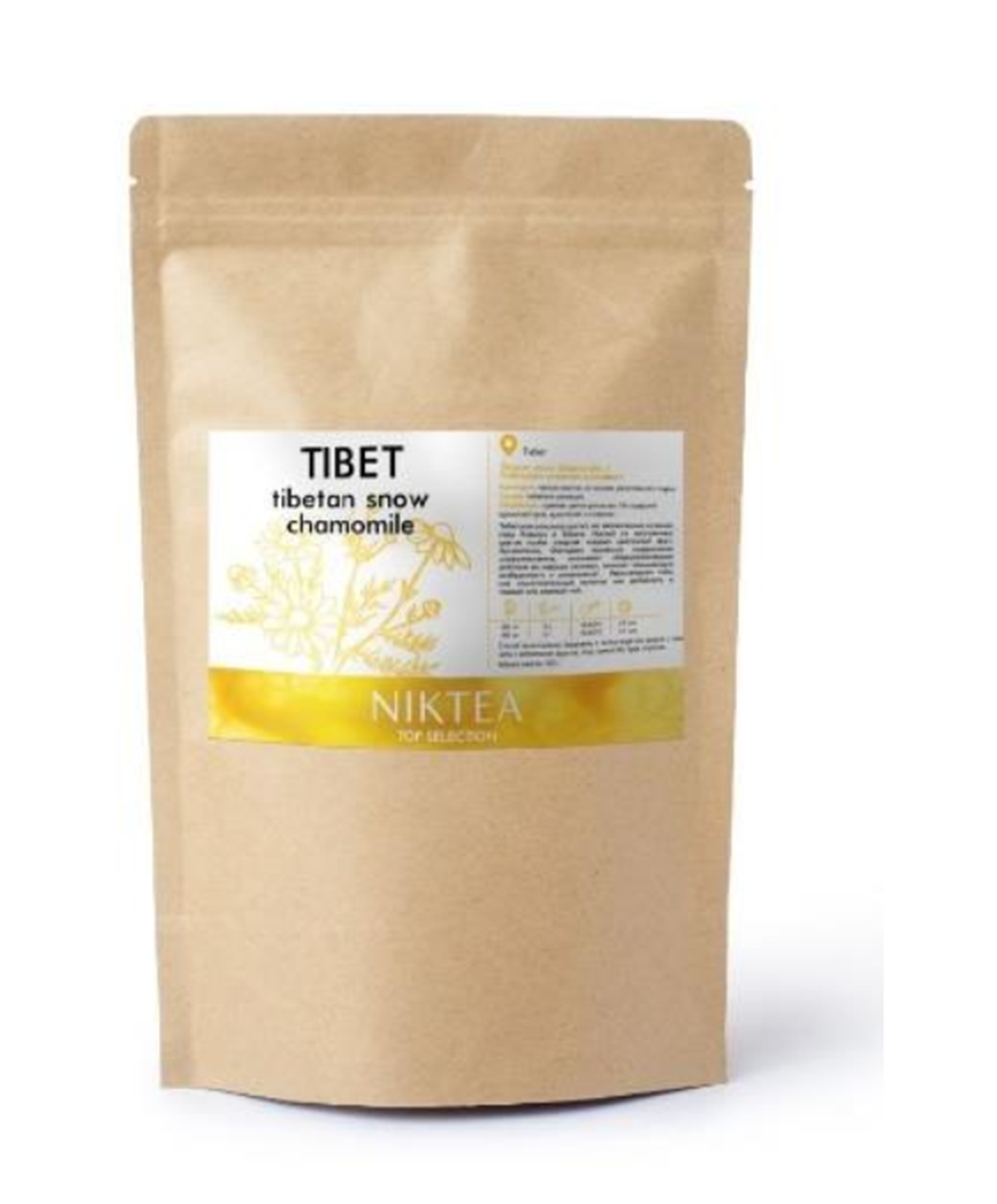 Чайный напиток Niktea "Тибетская Снежная Ромашка", листовой, 100 г