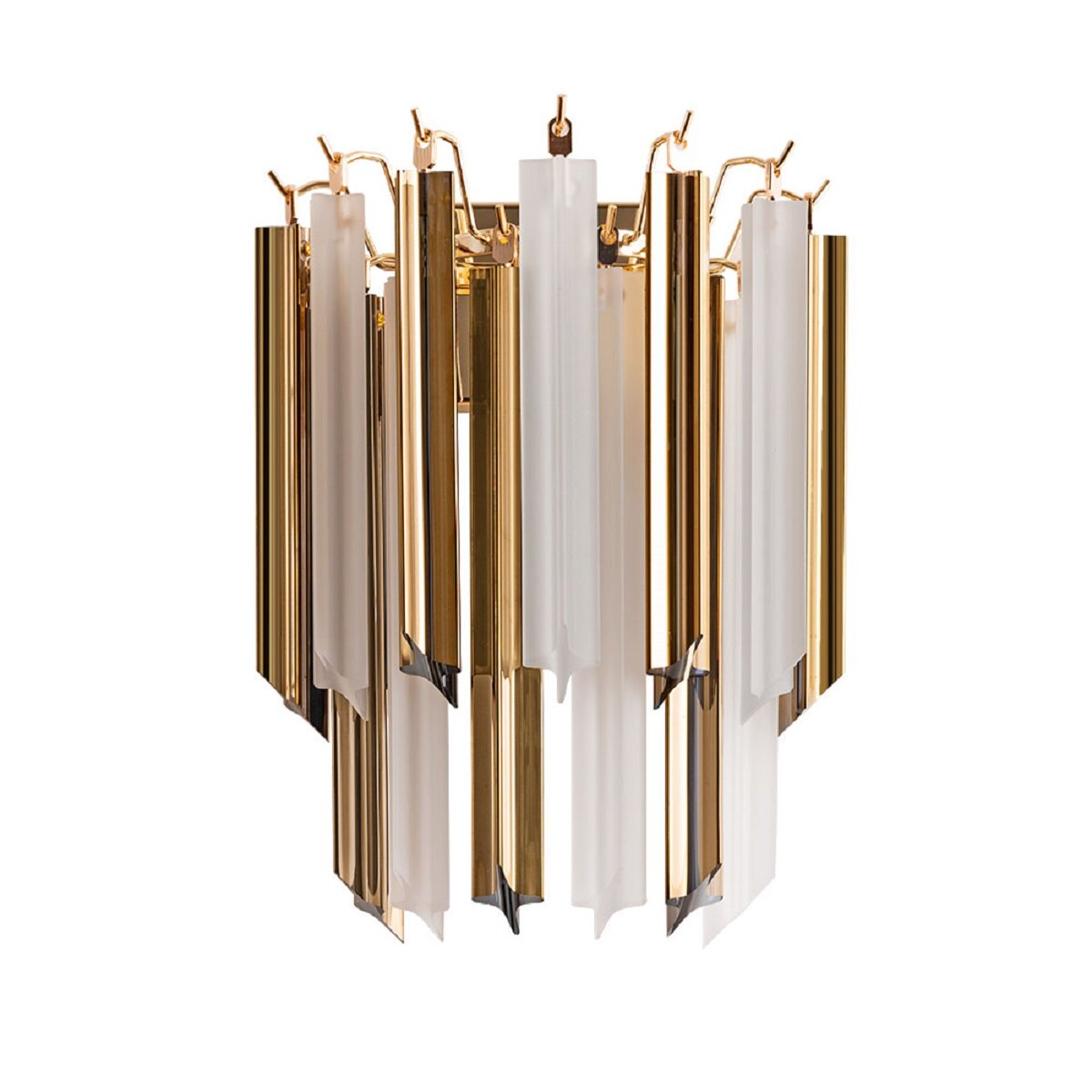 Настенный светильник Divinare FRIZZANTE 1681/01 AP-1 E14 60 Вт золотистый