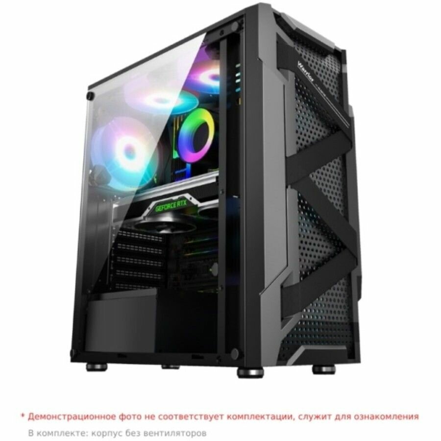 Компьютерный корпус ALSEYE Warrior-B (AS.07.0002) черный - Midi Tower, ATX, Mini-ITX, Micro-ATX, USB 2.0 Type-A