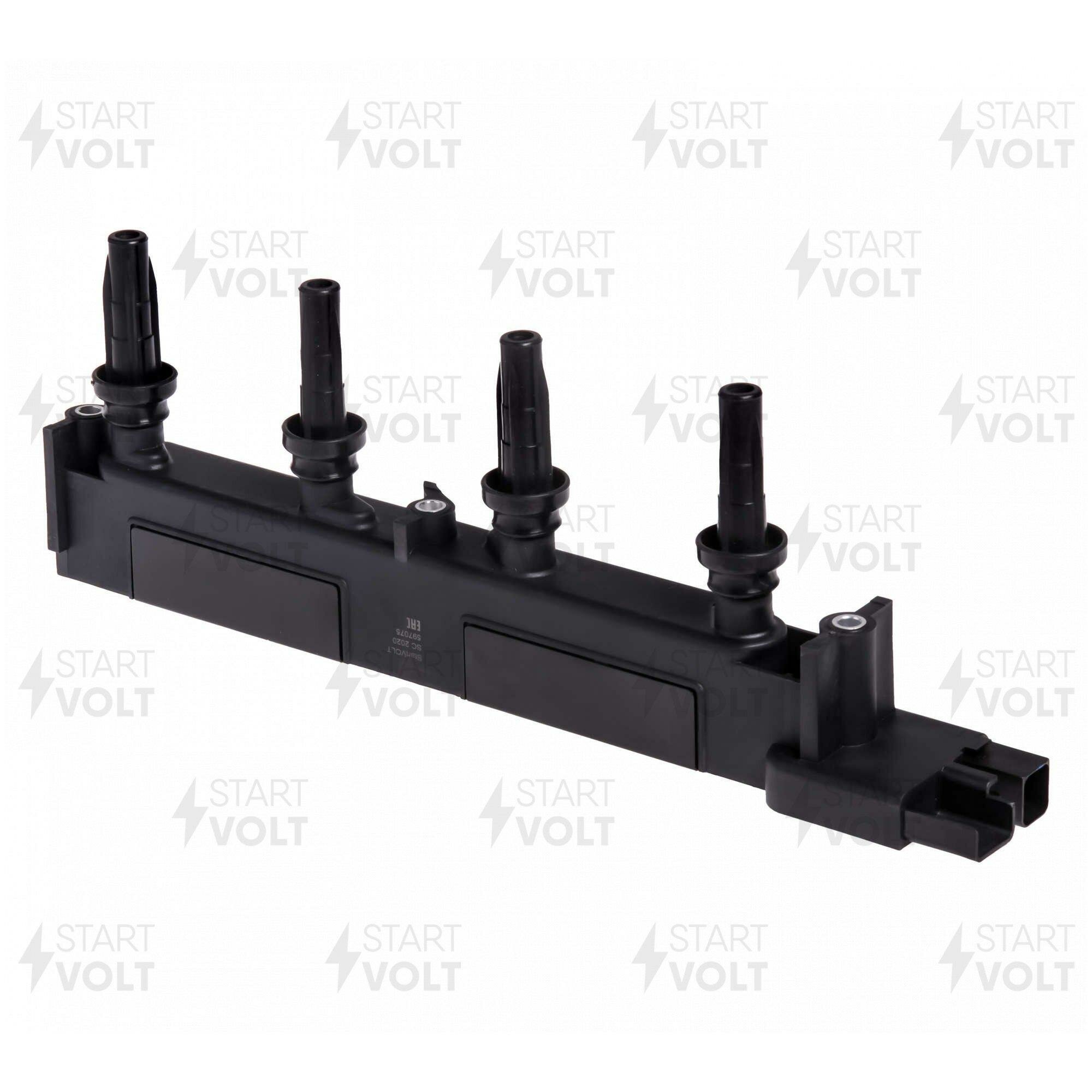 Startvolt катушка зажигания для а/м peugeot 406 (99-)/407 (04-)/citroen c5 (01-) 2.0i (sc 2020) sc2020
