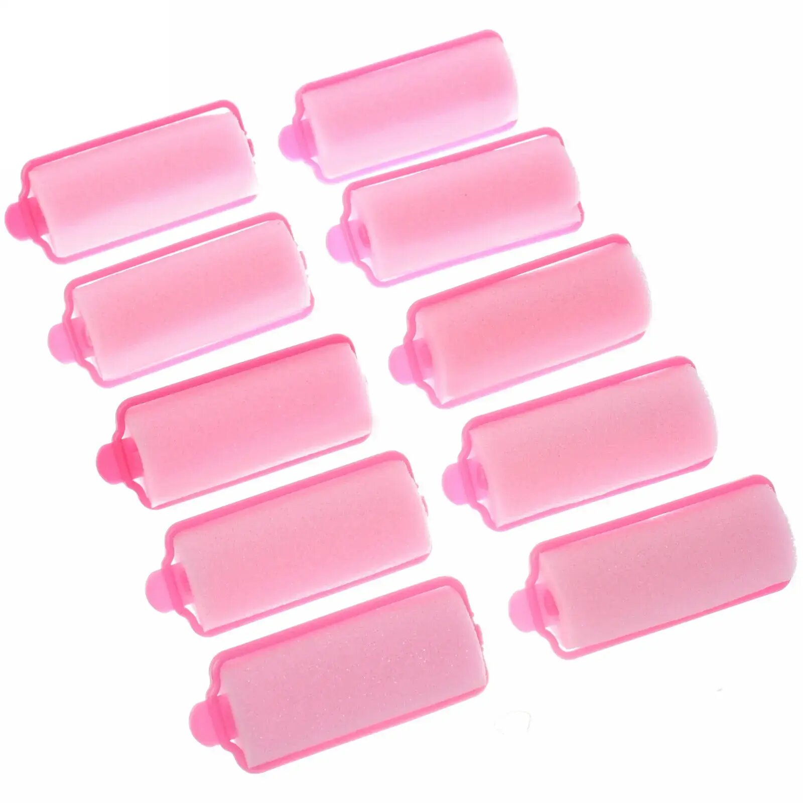 Бигуди поролоновые с зажимом 10шт, разноцветные, d=25мм, удобство укладки