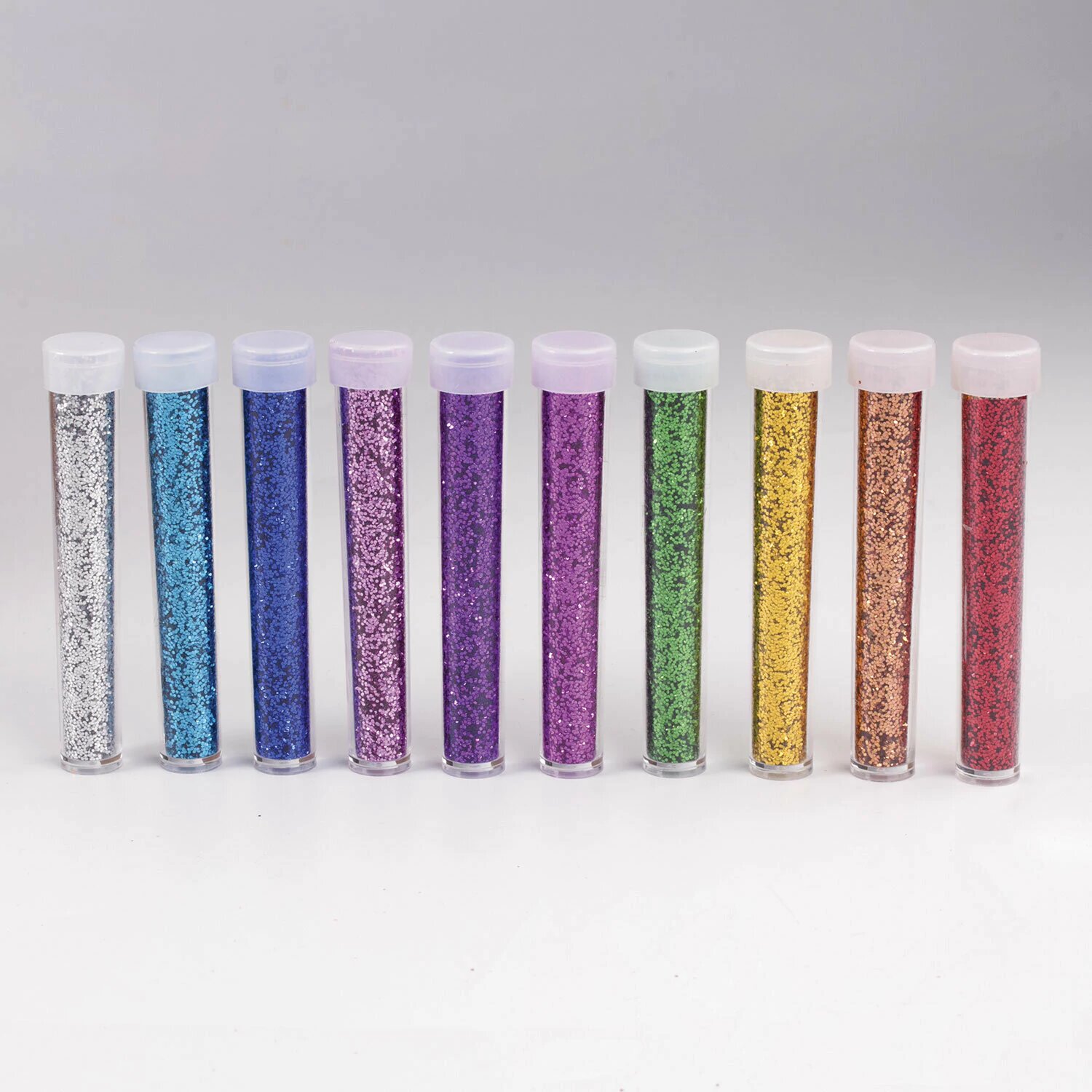 Упаковка 6 шт. Блестки (глиттер) для декора, поделок, DIY, творчества, оформления, остров сокровищ, набор 10 цветов по 4 грамма, блистер, 662229