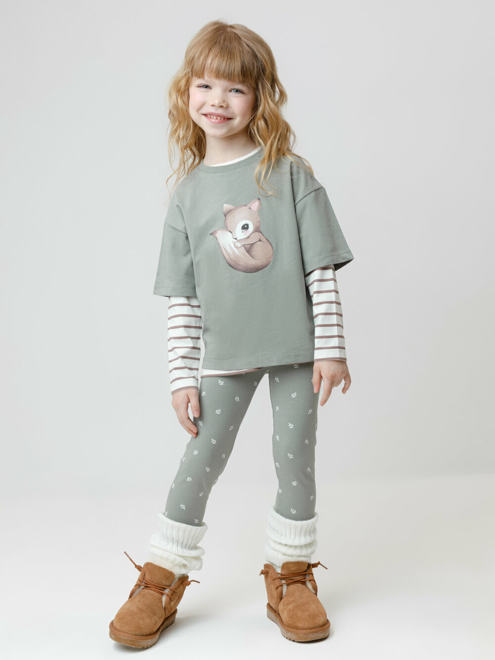 Легинсы КР 4074/хаки 6206 Н070.1 к663