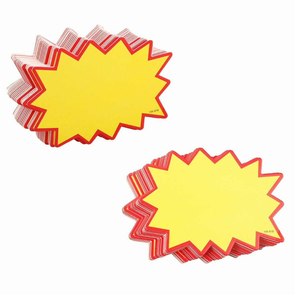 100 шт. розничные ценники распродажи желтые взрывные ценники