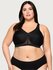 Бюстгальтер-невидимка Glamorise Базовая коллекция, размер 100F(44DDD), черный