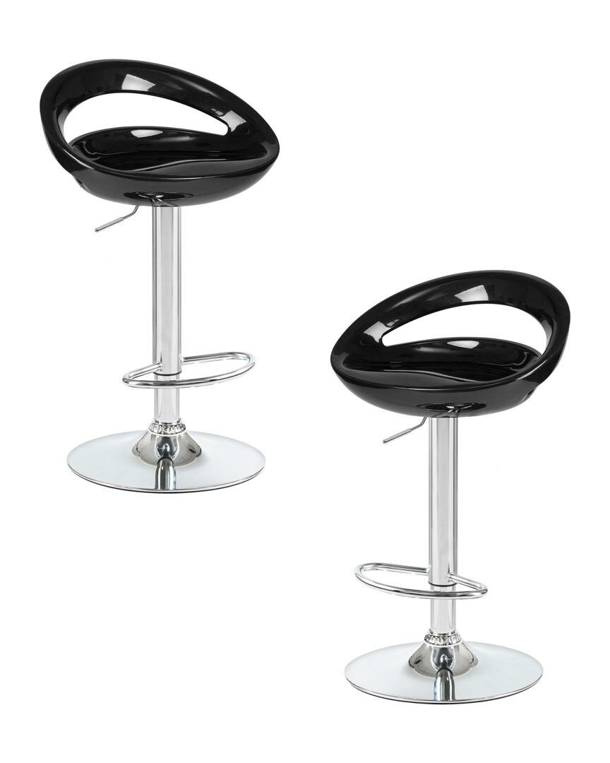 Стул барный DOBRIN Набор 2 шт Стул барный DOBRIN DISCO, чёрный арт. LM-1010-N_CH-M_ABS-black