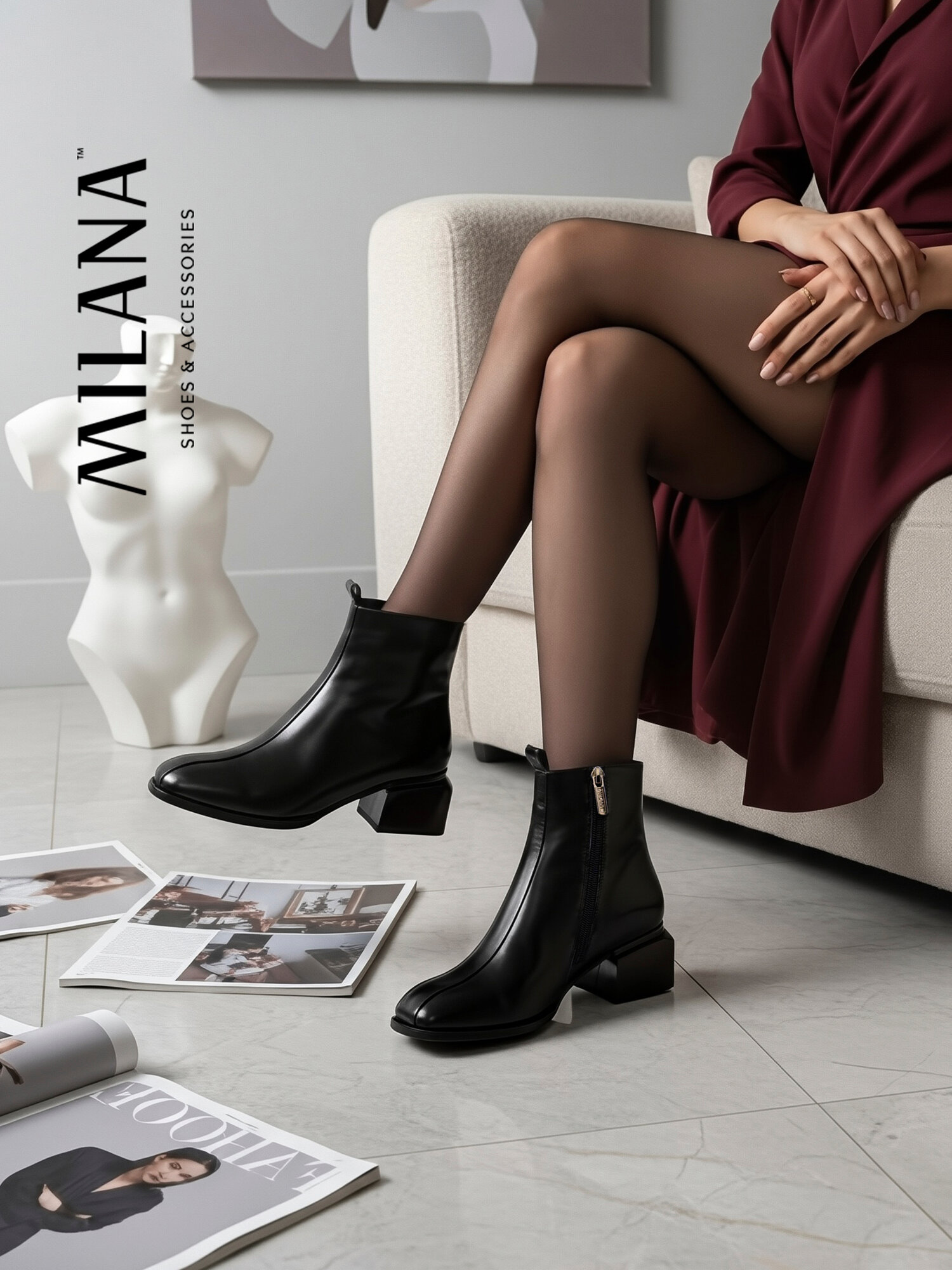 Ботильоны Базовая Осень-Зима