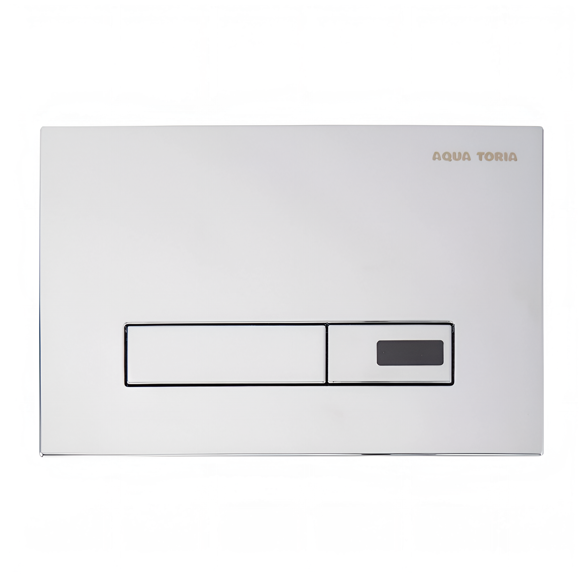 Кнопка (панель) смыва для инсталляции Aqua Toria, сенсорная, хромированная, пластик