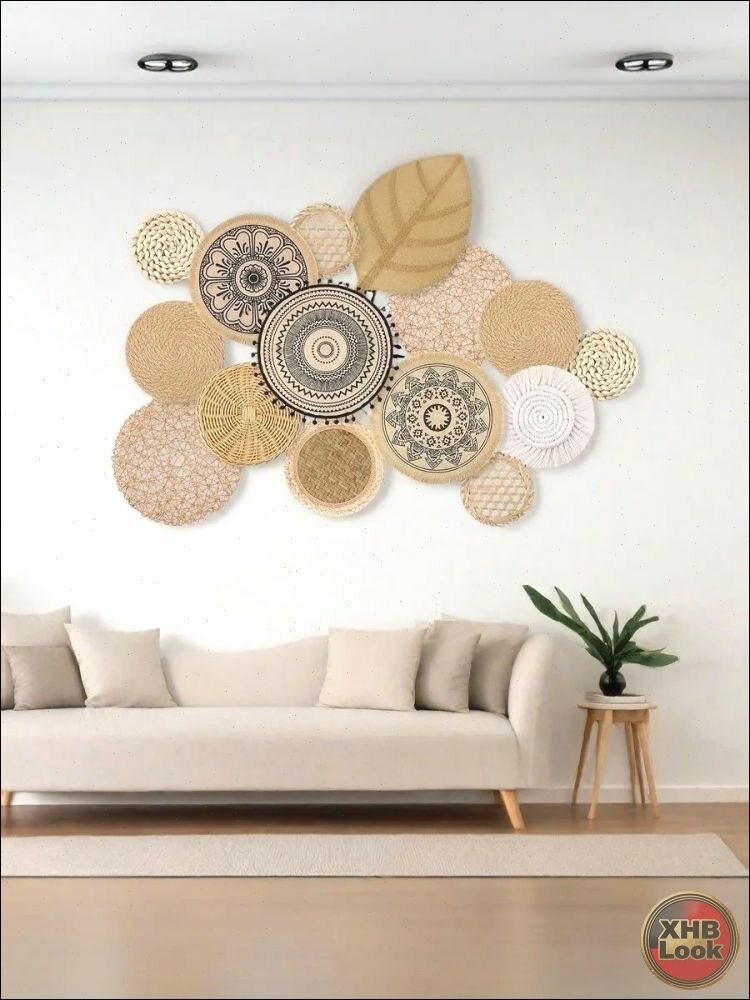 Сплетено вручную декор на стену для интерьера