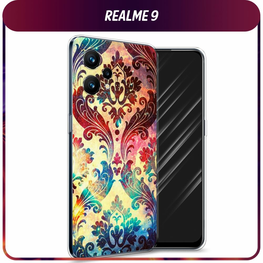 Чехол на Realme 9 4G/9 Pro Plus / Реалми 9 4G/9 Pro Plus с принтом "Чарующий узор"