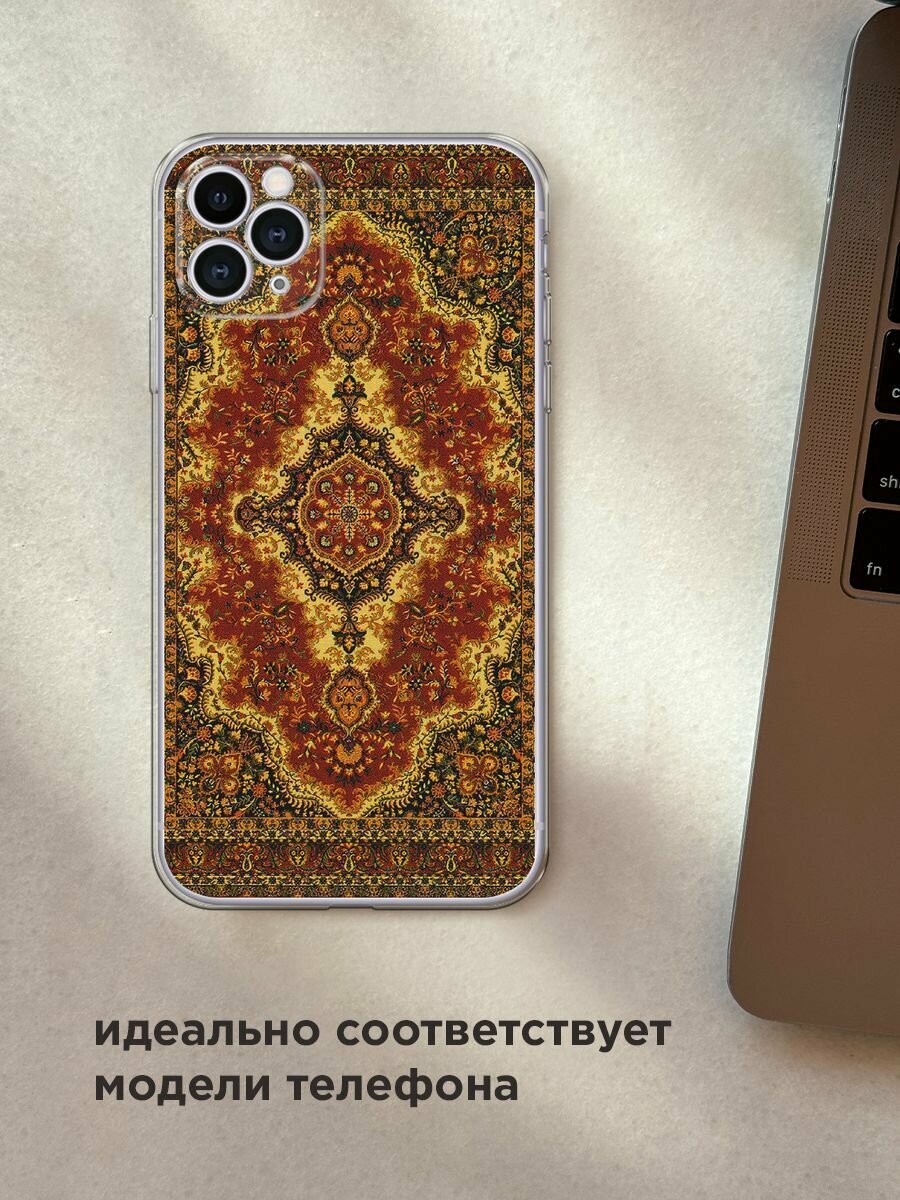 Силиконовый чехол на Apple iPhone 11 Pro / Айфон 11 Про с принтом Ковер — фото 1