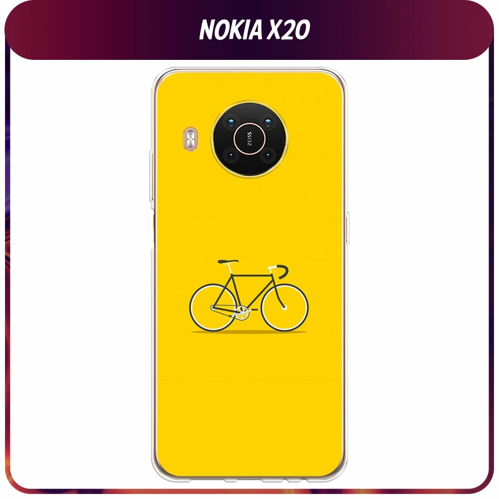 Чехол на Nokia X20/X10 / Нокиа Х20/Х10 с принтом "Хобби велосипед 1"