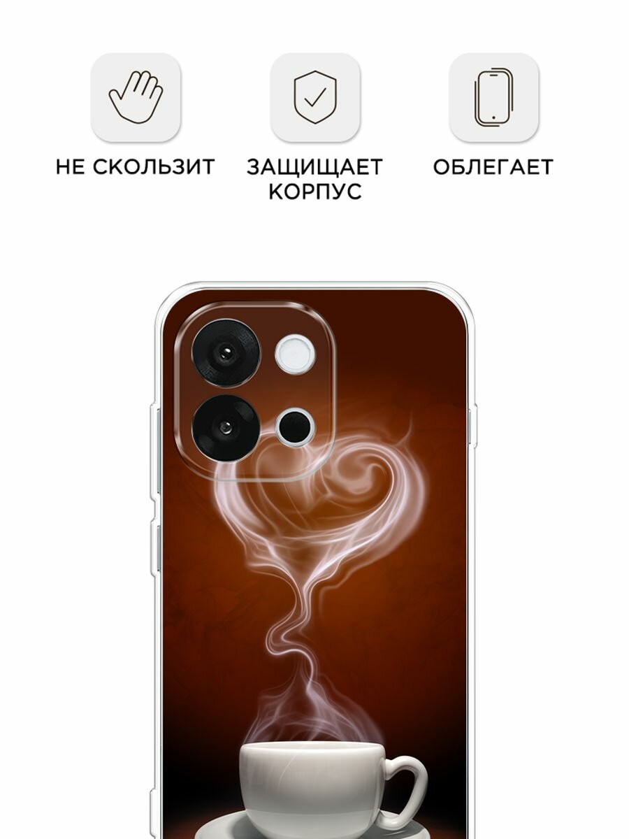 Чехол на OnePlus 13T / Ван Плас 13Т с принтом "Кофейная любовь" — фото 1
