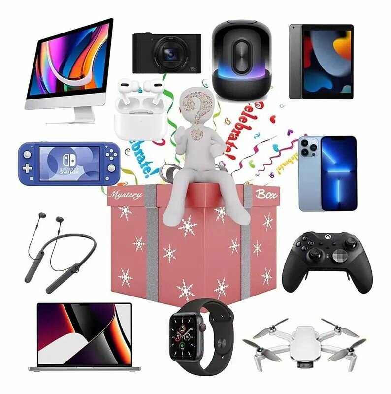 Сюрприз-подарок: коробка удачи с неопределенными сюрпризами