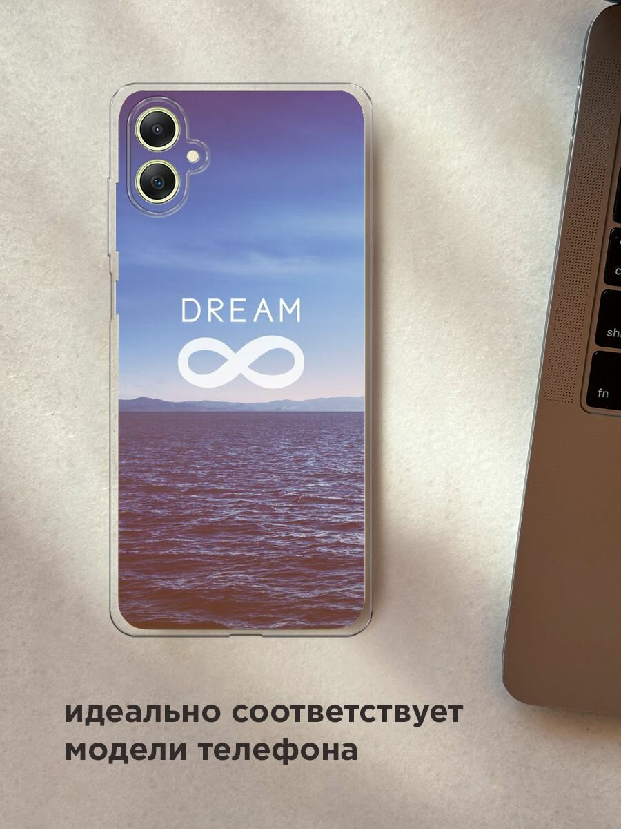 Чехол на Samsung Galaxy A06 / Самсунг Галакси А06 с принтом "Dream бесконечность" — фото 1
