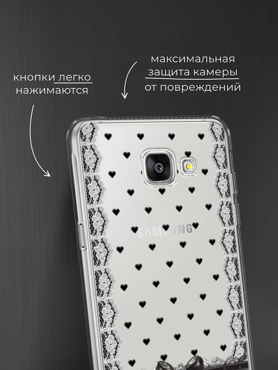 Чехол на Samsung Galaxy A5 2016 / Самсунг Галакси А5 2016 с принтом "Подарочек" — фото 1