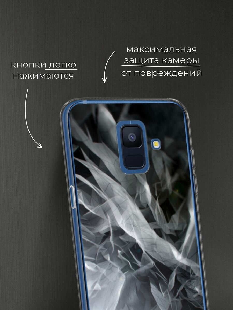 Чехол на Samsung Galaxy A6 / Самсунг Галакси А6 с принтом "Абстракция 9" — фото 1