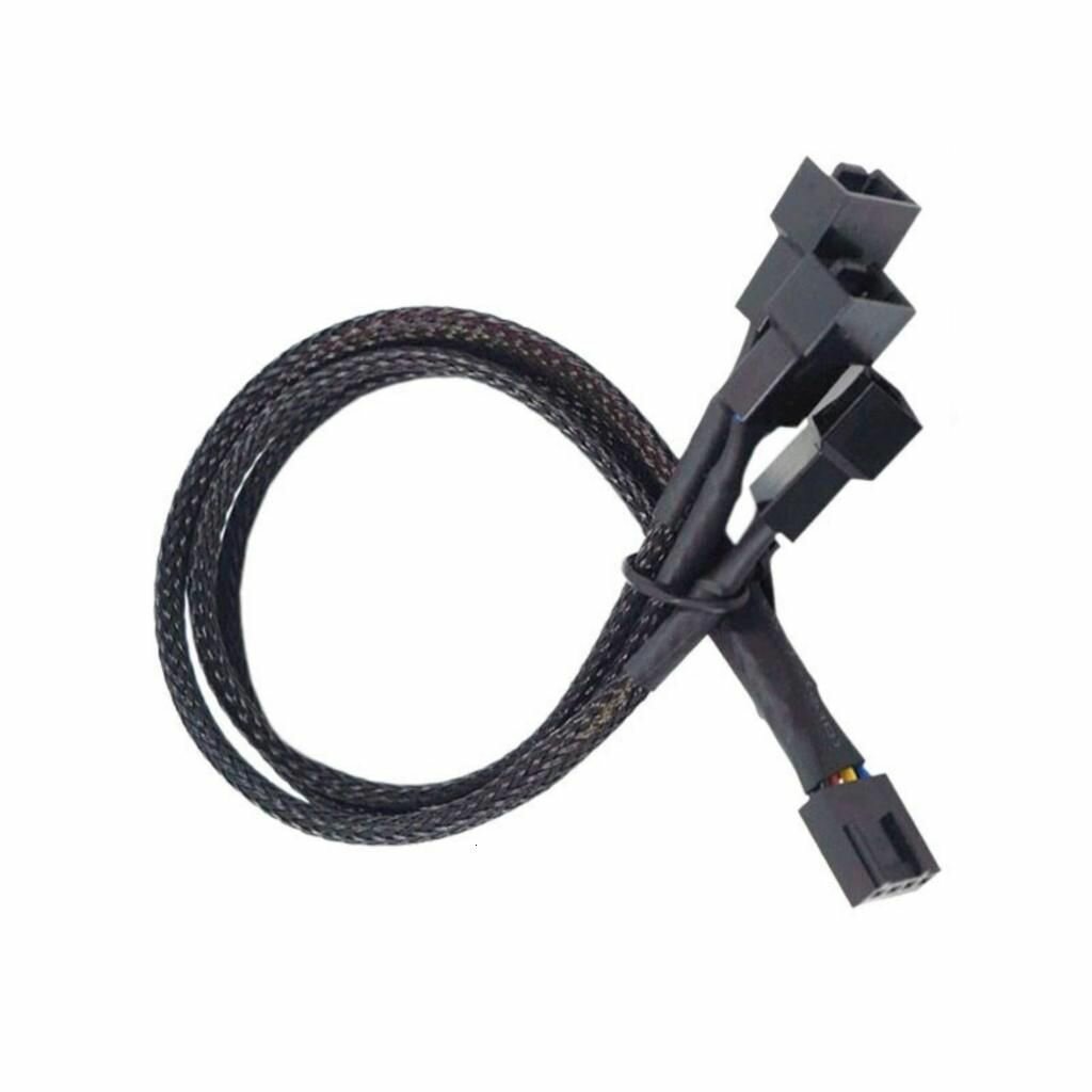 Разветвитель 4Pin для вентиляторов 1 к 1/2/3 с кабелем питания, - Одна минута три