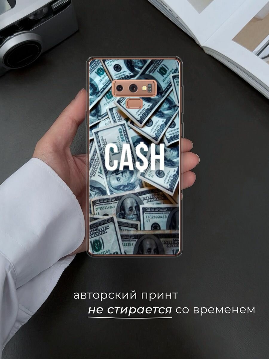 Чехол на Samsung Galaxy Note 9 / Самсунг Галакси Нот 9 с принтом "Cash" — фото 1
