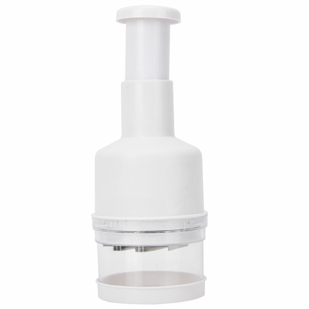 Ручной пресс-измельчитель для чеснока, кухонный инструмент для чистки овощей и лука, прочный, белый, простой в использовании