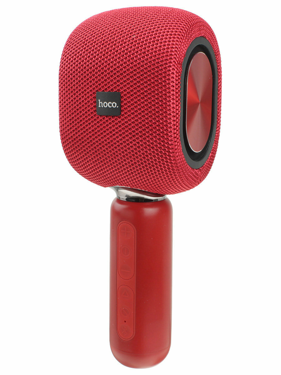 Микрофон караоке BK8 Hoco c Bluetooth, красный