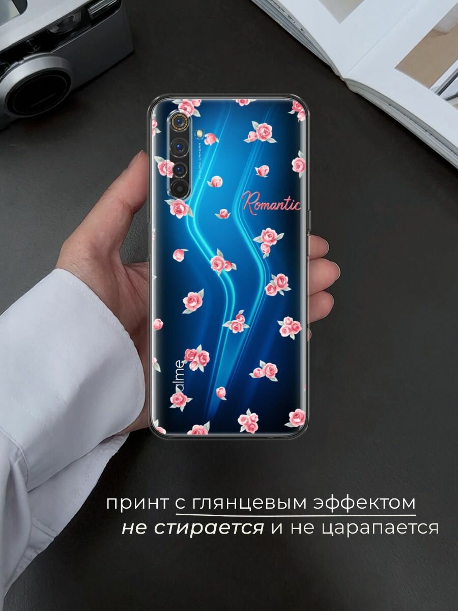 Чехол на Realme 6 Pro / Реалми 6 Про с принтом "Romantic 3" — фото 1