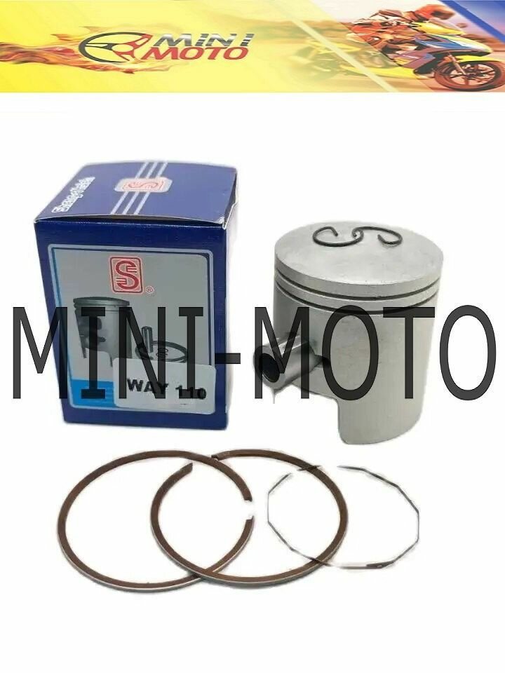 Поршень (в сборе) Suzuki Address Way-110 (53,50mm +1,00) SEE
