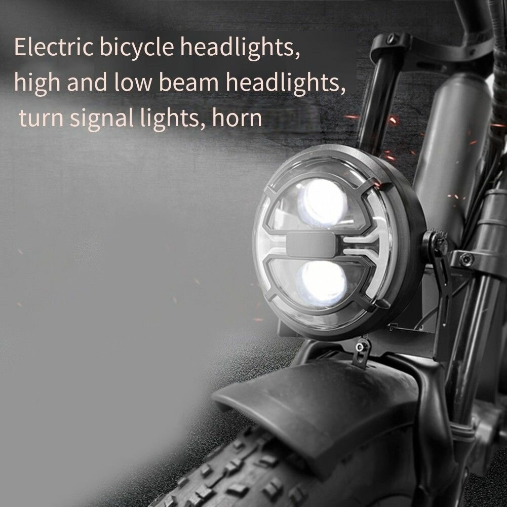 Электрический велосипед фары дальнего/ближнего света фары поворота ebike scooter 36/48v