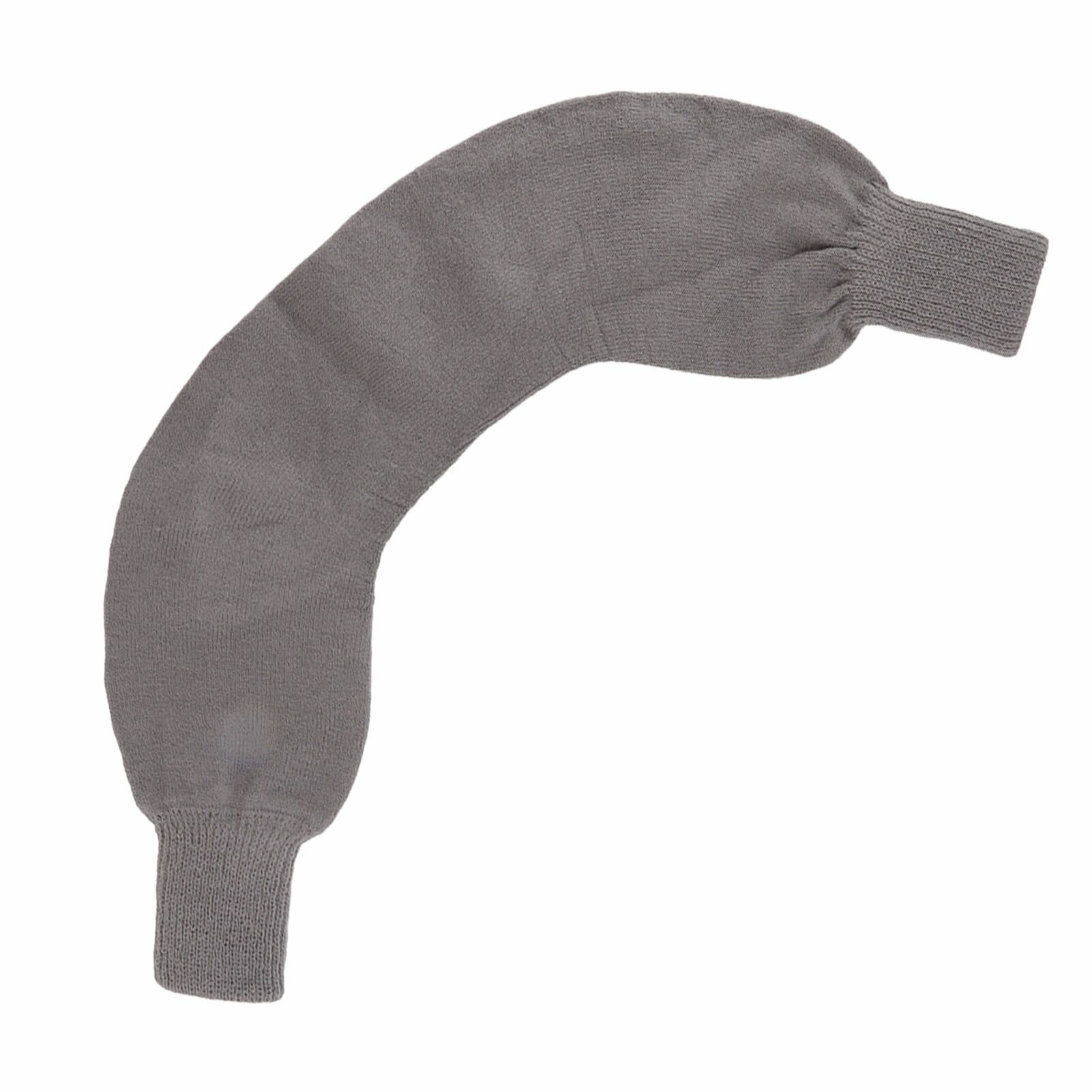 Греющая бутылка с крышкой серого цвета для горячей воды в виде буквы U с двойным вязанием, резиновая с изоляцией