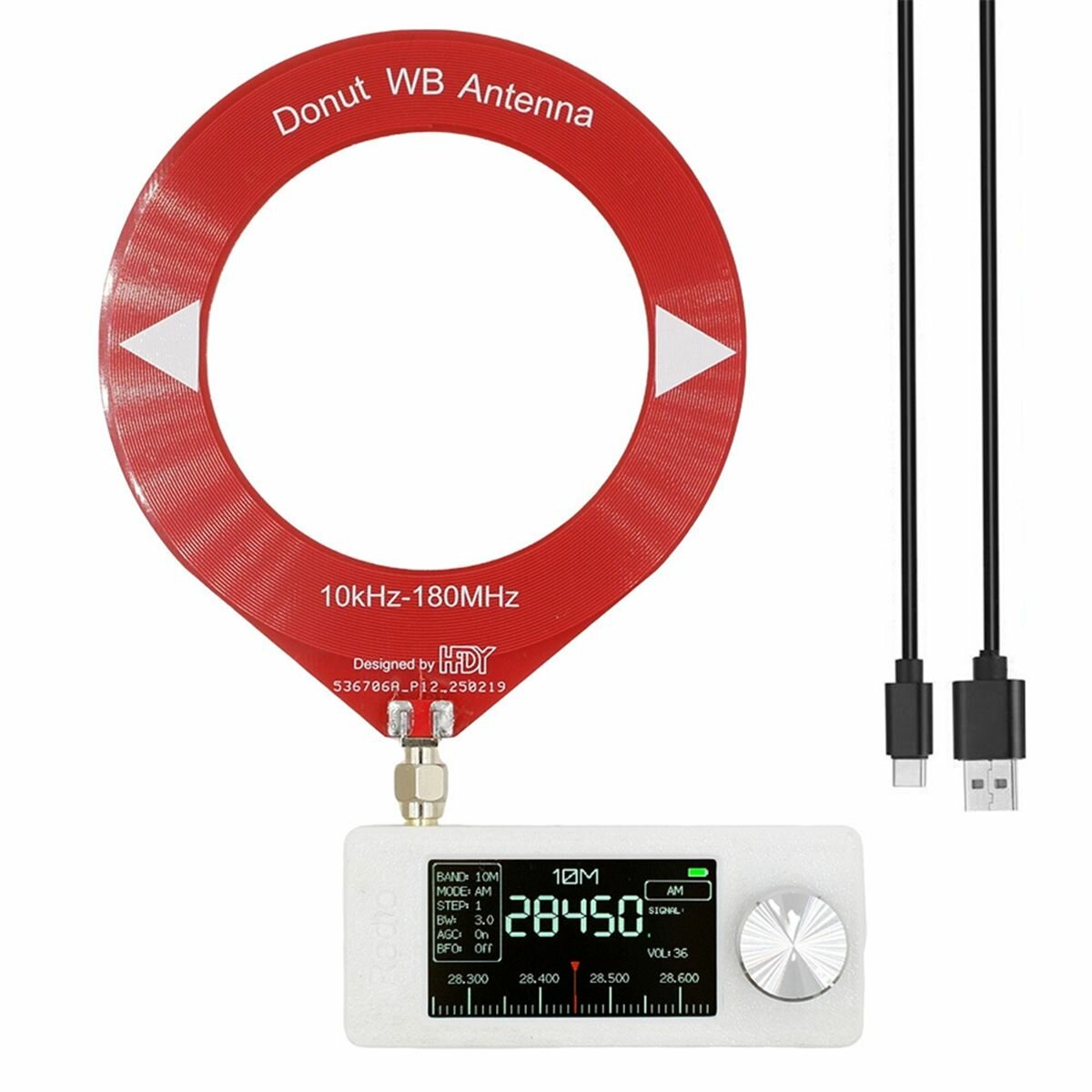 Радиоприемник SI4732 10 кГц 180 МГц портативный полнодиапазонный
