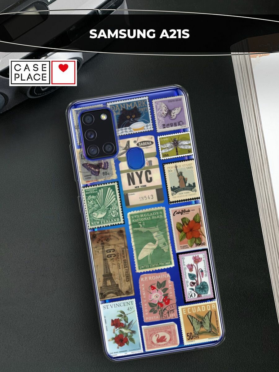 Чехол на Samsung Galaxy A21s / Самсунг Галакси A21s с принтом Марки