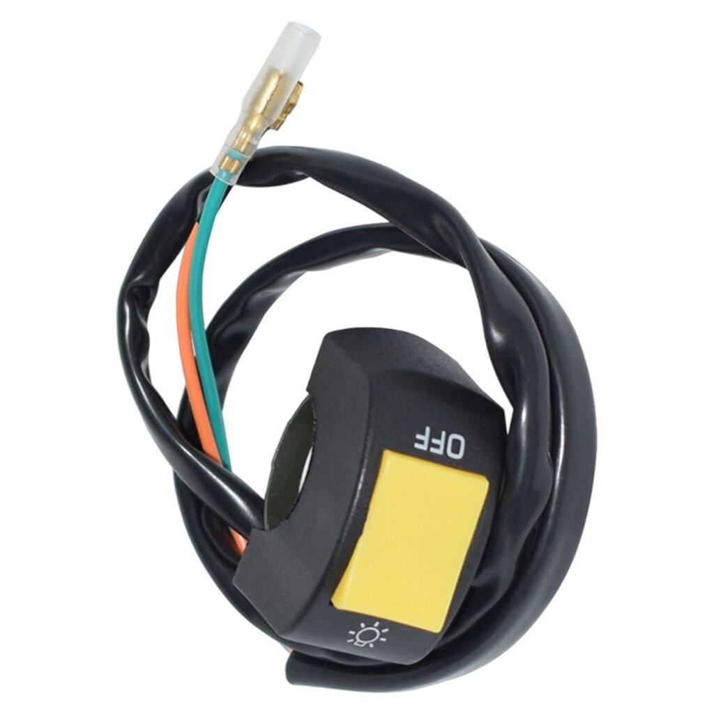 Переключатель модификации аксессуаров для электромобилей для мотоциклов, переключатель светодиодных фар-желтый