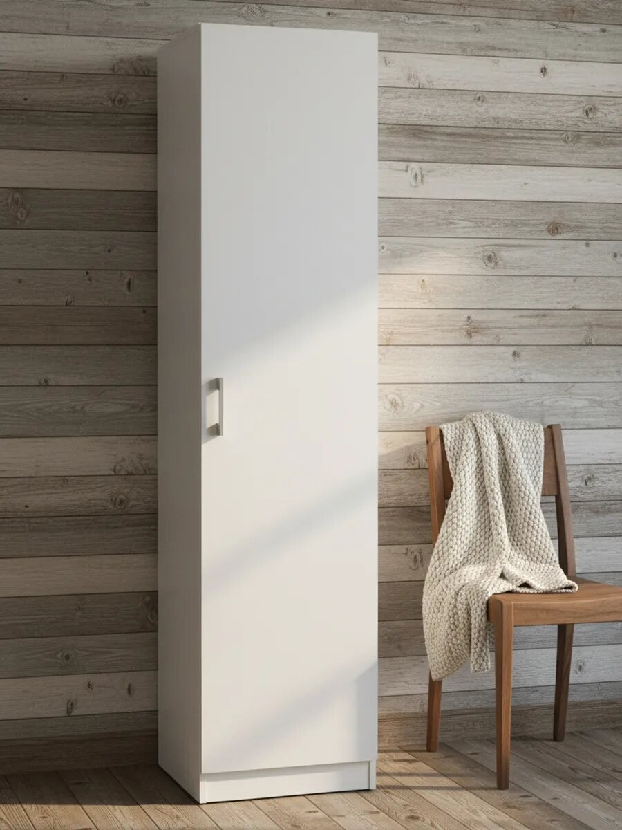 Шкаф пенал FRESTER для одежды с полками в спальню прихожую на балкон, от производителя